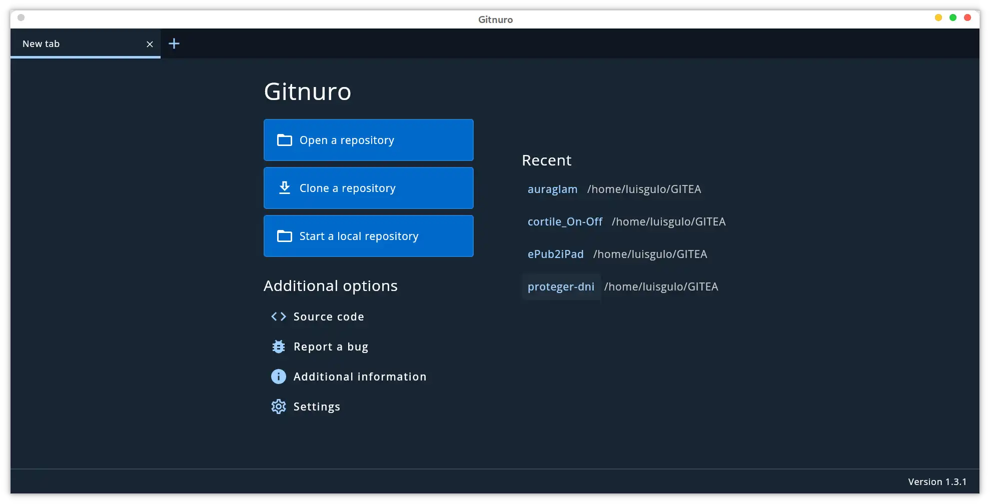 Gitnuro - Cliente para Git