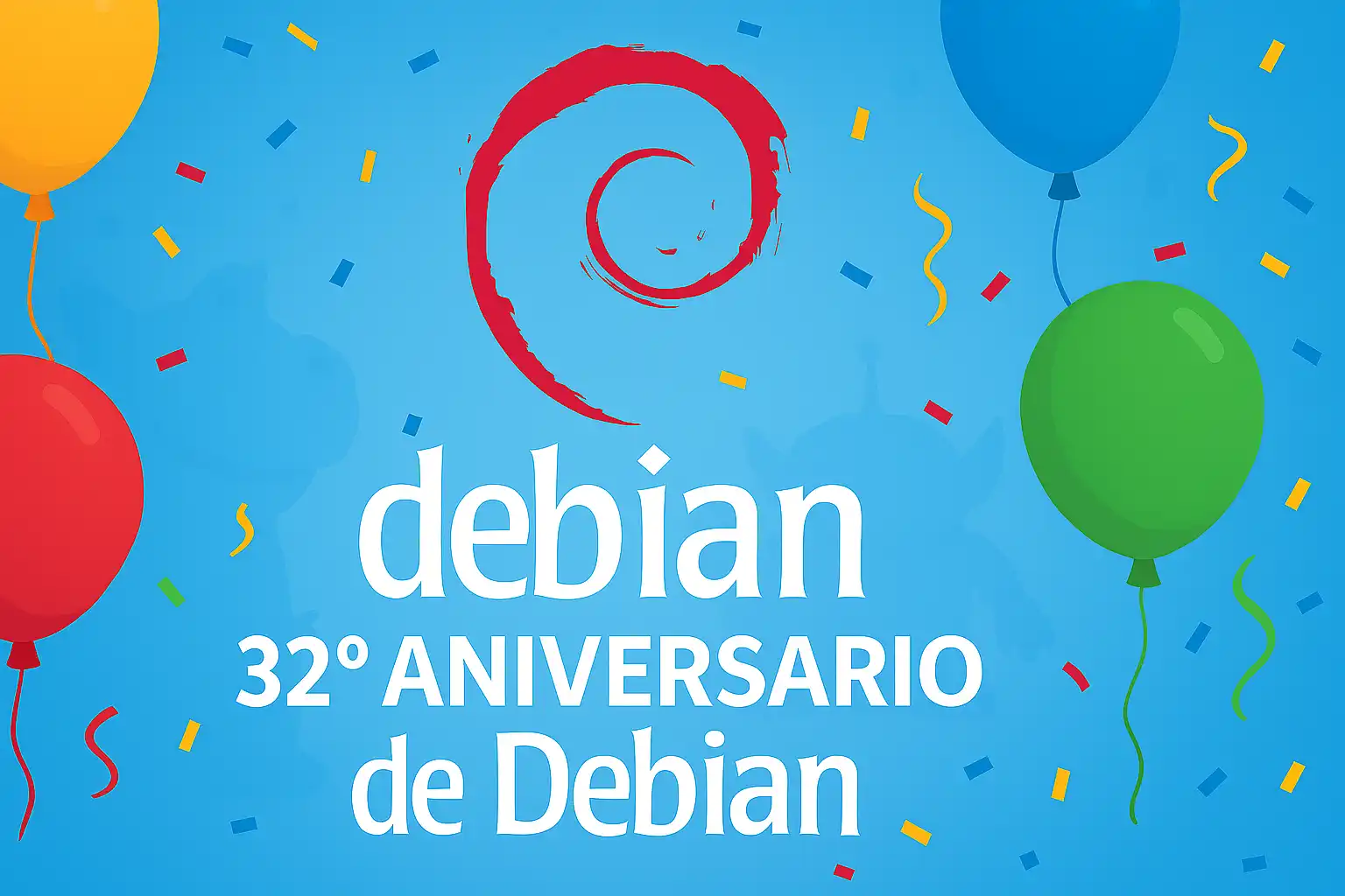 32 años de Debian