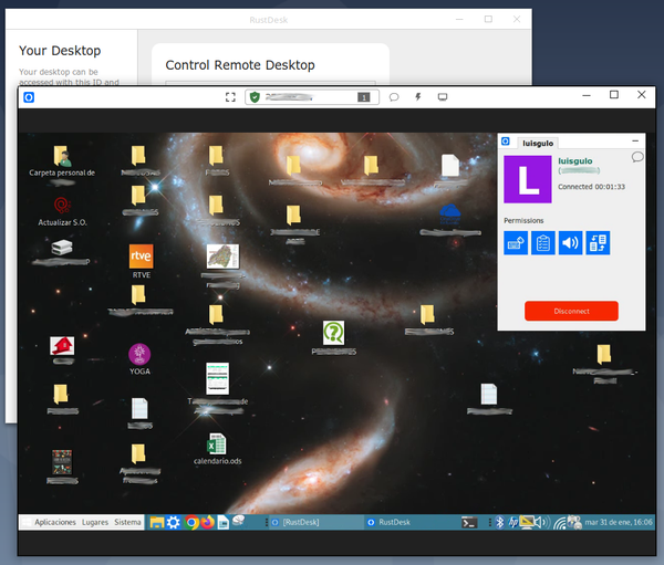 RustDesk. Control de Escritorio Remoto Open Source